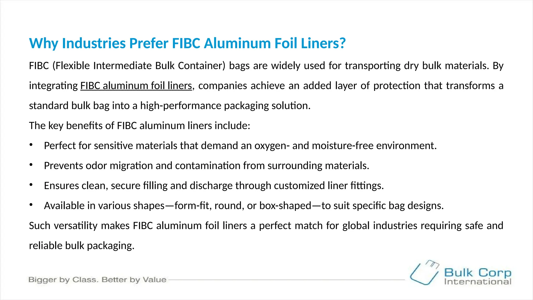 Why Are Aluminum Foil Inner Bags the Perfect Fit for Industrial ...