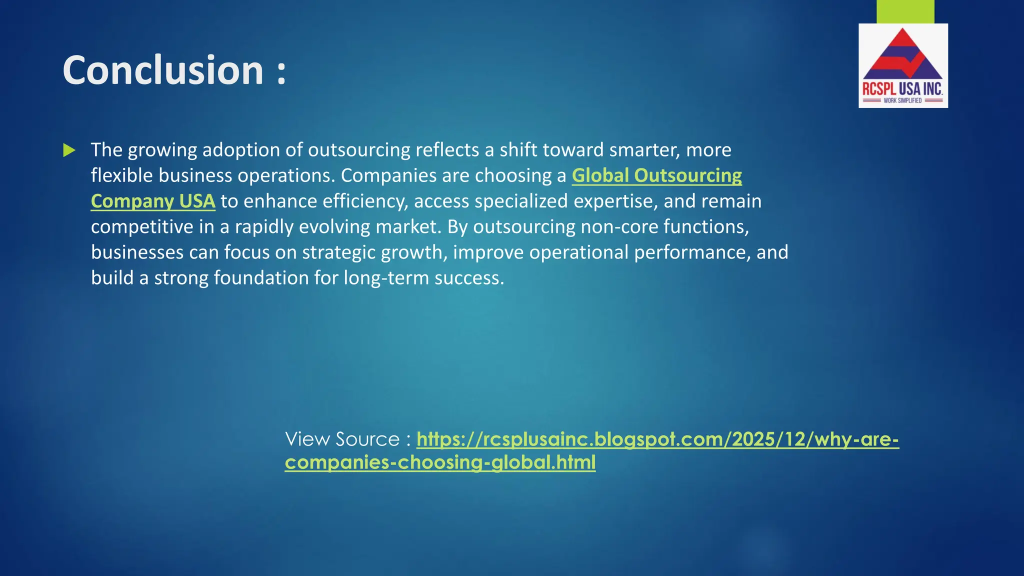 Why Are Companies Choosing a Global Outsourcing Company USA Today.pdf