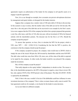 Why are financial covenants so important | PDF