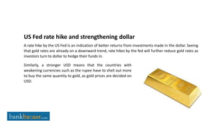 Why are gold prices falling? | PPTX