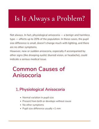 Why Are My Pupils Different Sizes Causes of Anisocoria You Should Know ...