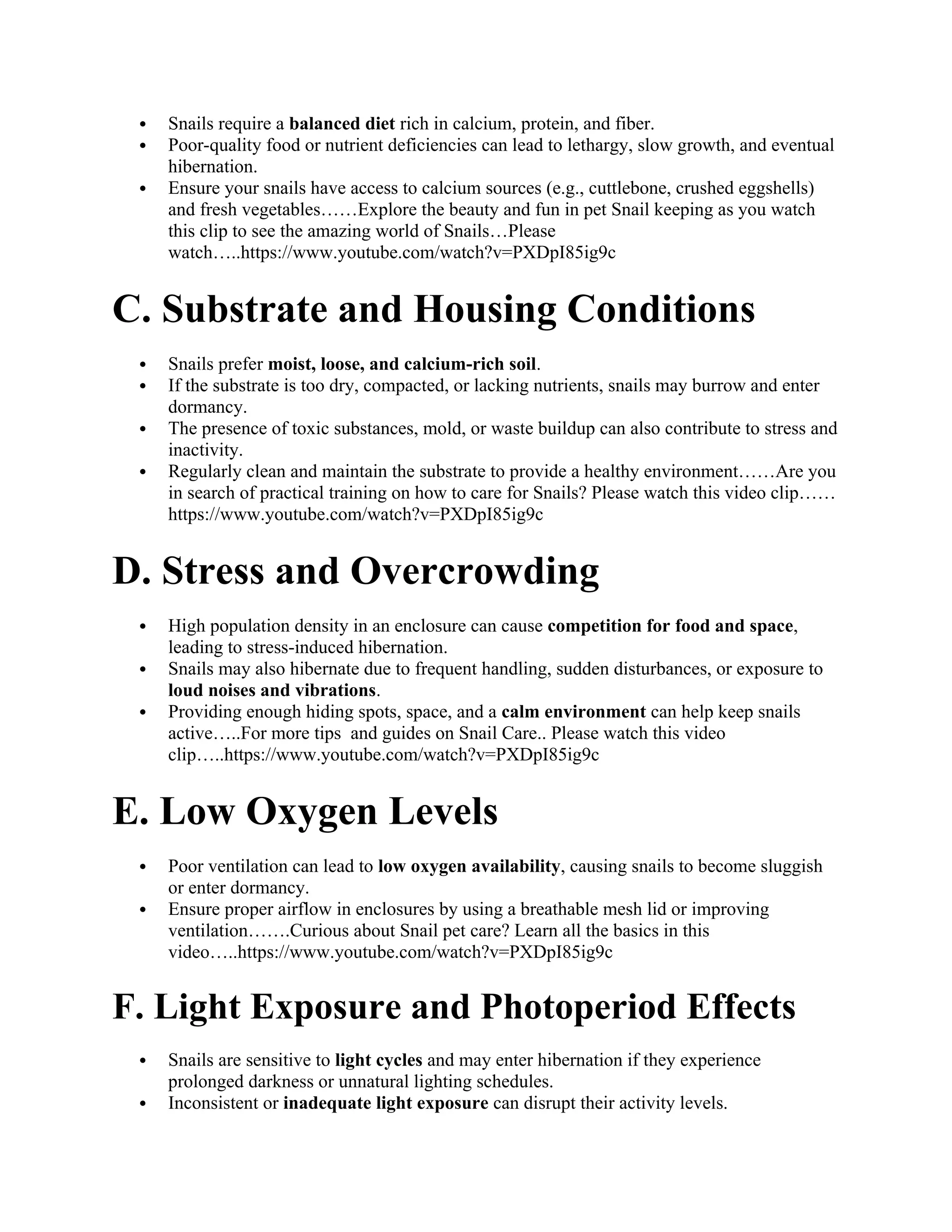 WHY ARE MY SNAILS HIBERNATING EVEN THOUGH THE HUMIDITY AND TEMPERATURE ...