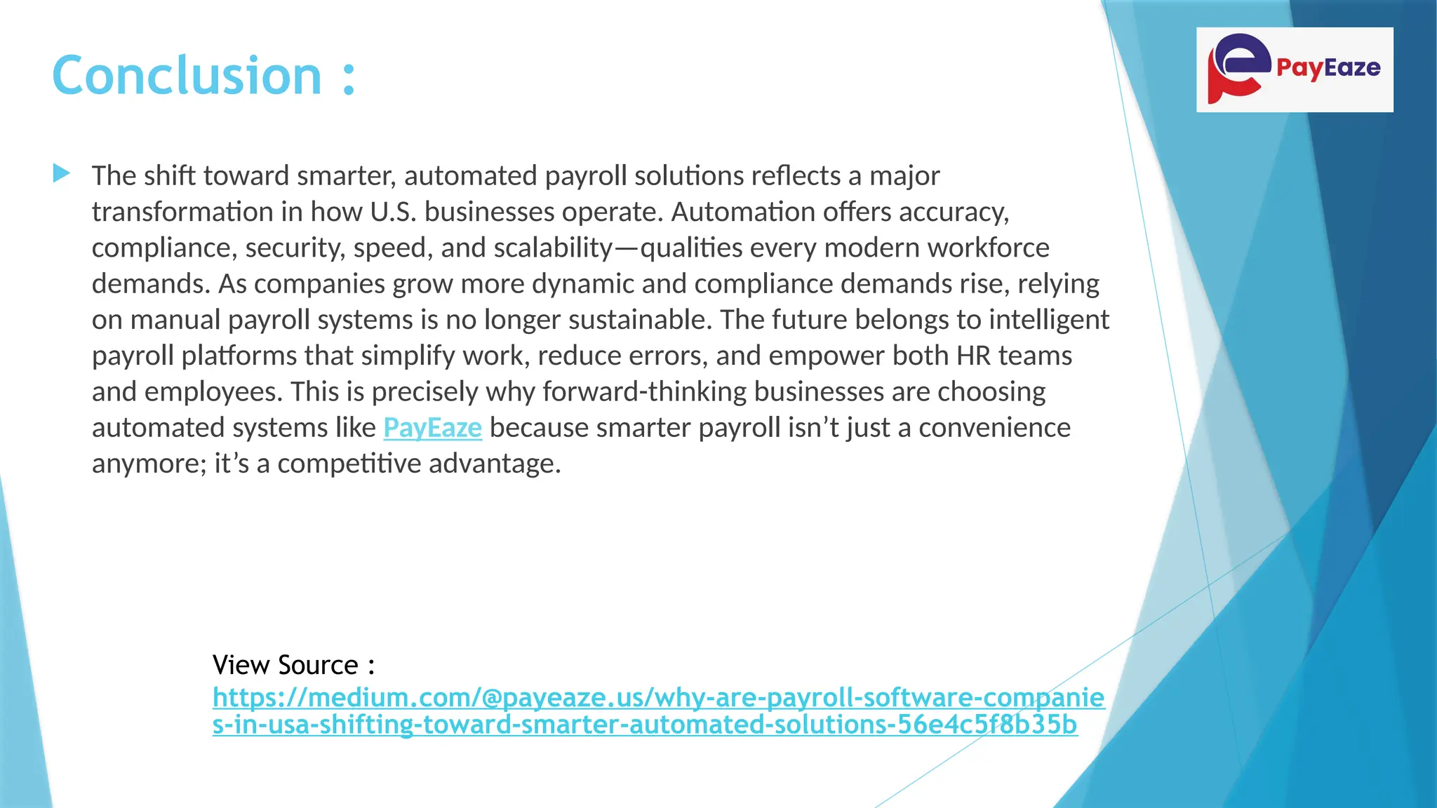 Why Are Payroll Software Companies in USA Shifting Toward Smarter ...