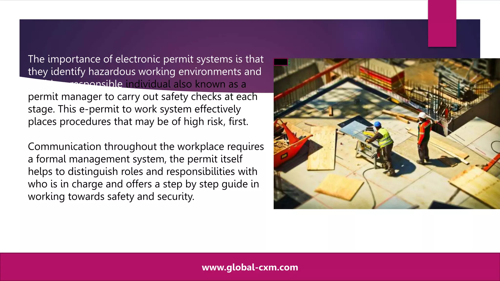WHY ARE PERMIT TO WORK SYSTEMS IMPORTANT | PPT