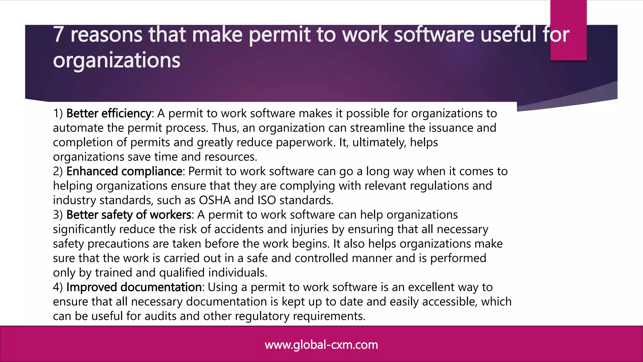 WHY ARE PERMIT TO WORK SYSTEMS IMPORTANT | PPT