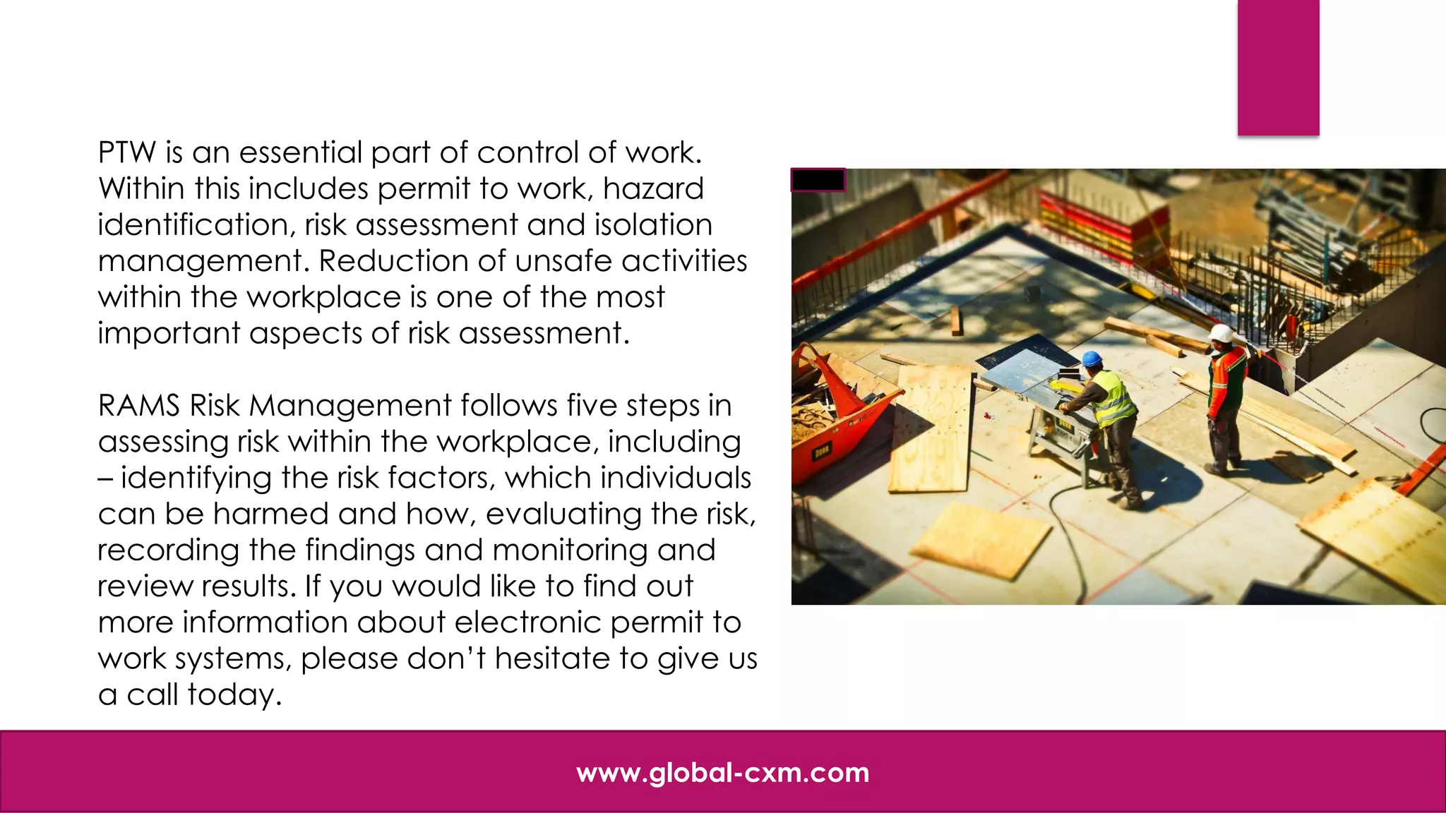 WHY ARE PERMIT TO WORK SYSTEMS IMPORTANT | PDF