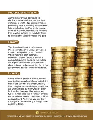 Why are precious metals a good investment | PDF