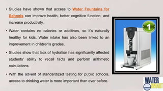 Why are Water Fountains Essential? | PPT