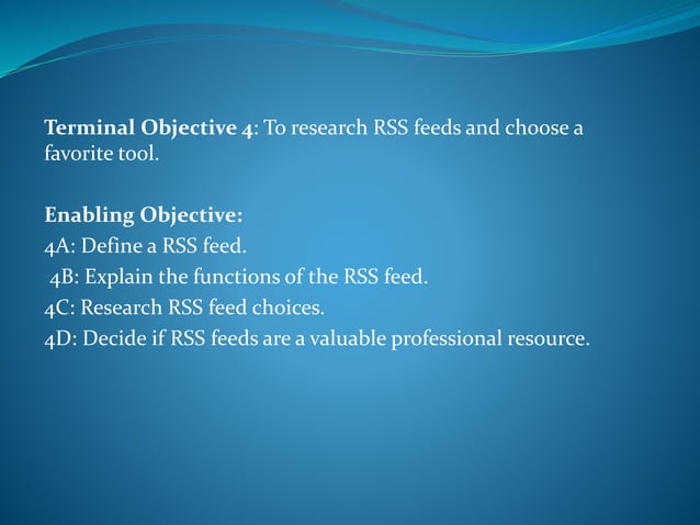 Goals, Objectives, Standards | PPT
