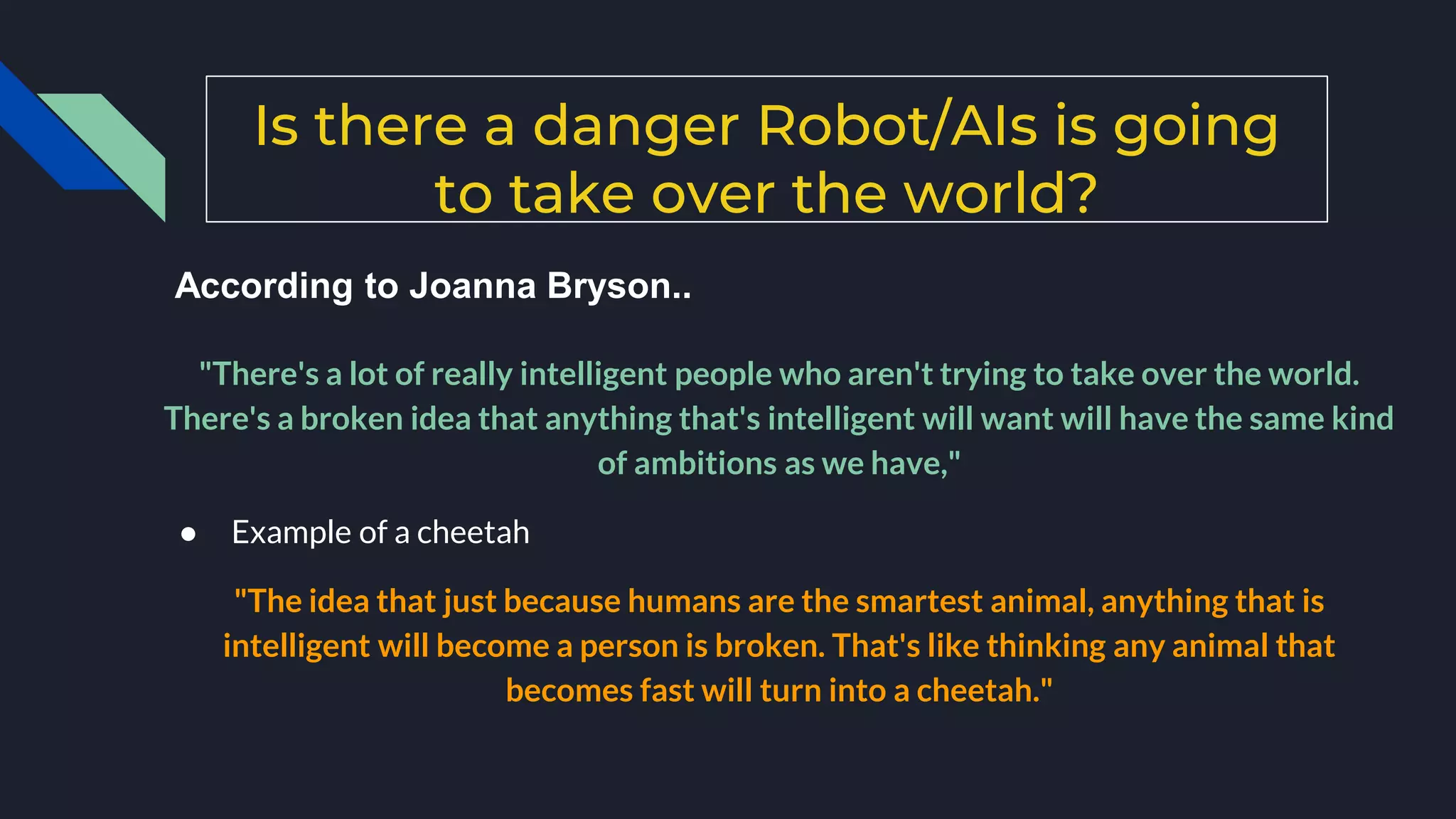 Why are we so scared of robots ? | PPTX