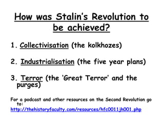 Stalin's Revolution | PPTX