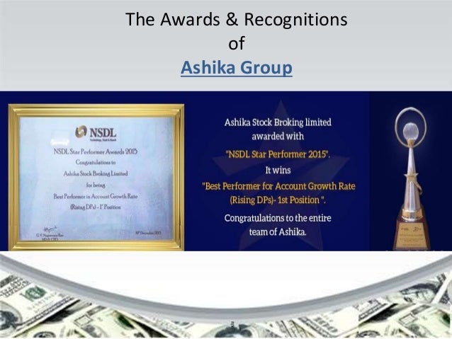 Why ashika group is the best financial service provider in india