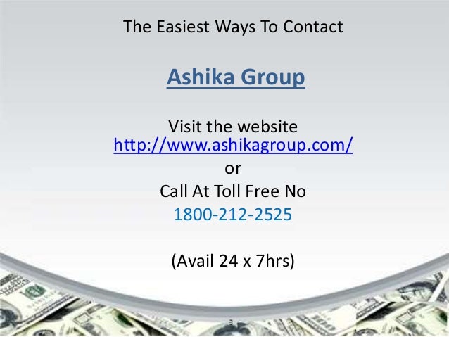 Why ashika group is the best financial service provider in india