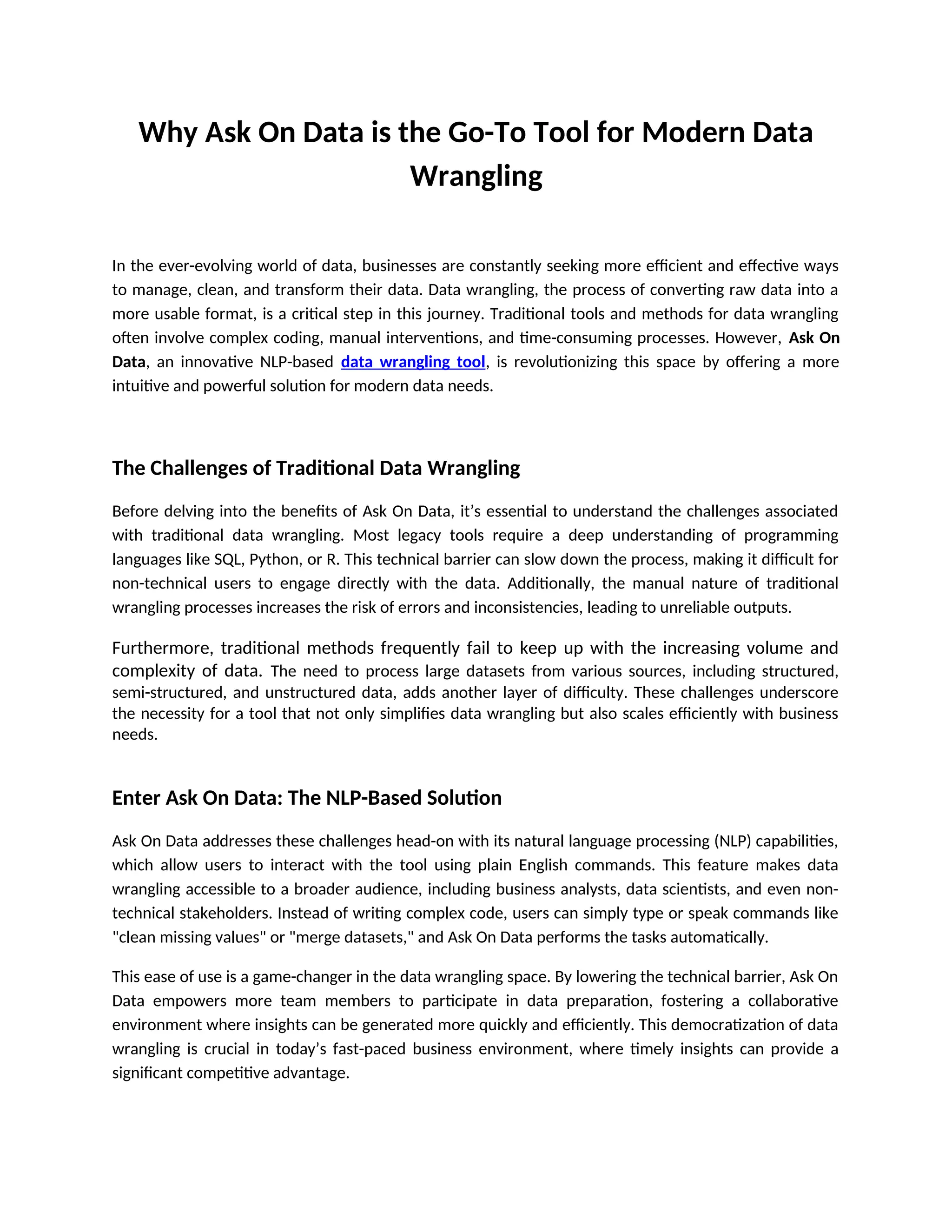 Why Ask On Data is the Go To Tool for Modern Data Wrangling.docx