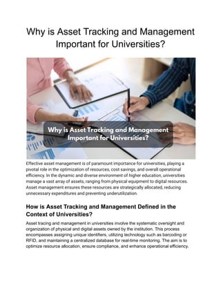 Why Asset Tracking and Management Important for Universities.pdf