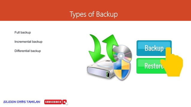 why backup, restore & Backup Types.pptx