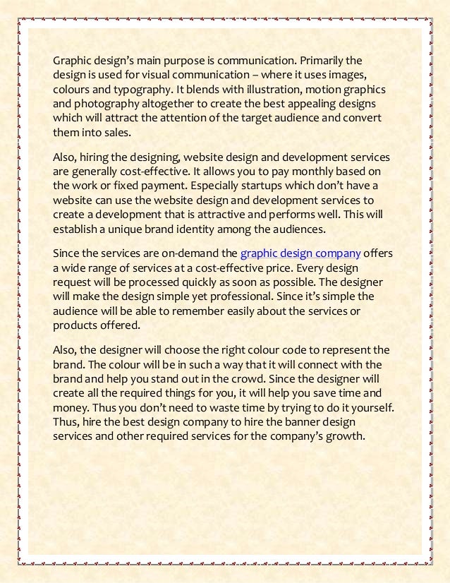 Why banner design services are important for every business