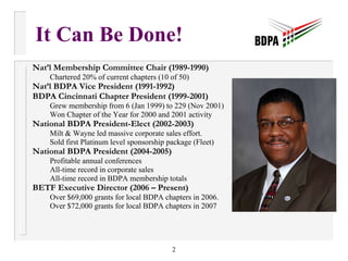 Use BDPA to Advance Your Career | PPT