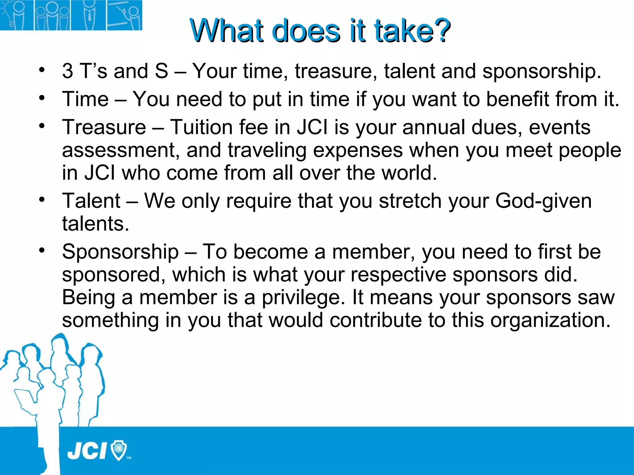 Why Be A JCI Member | PPT