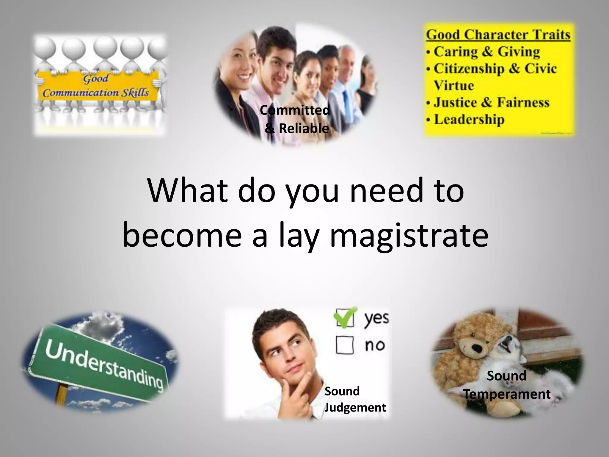 Why become a Lay Magistrate by Tracey Whittle | PPT