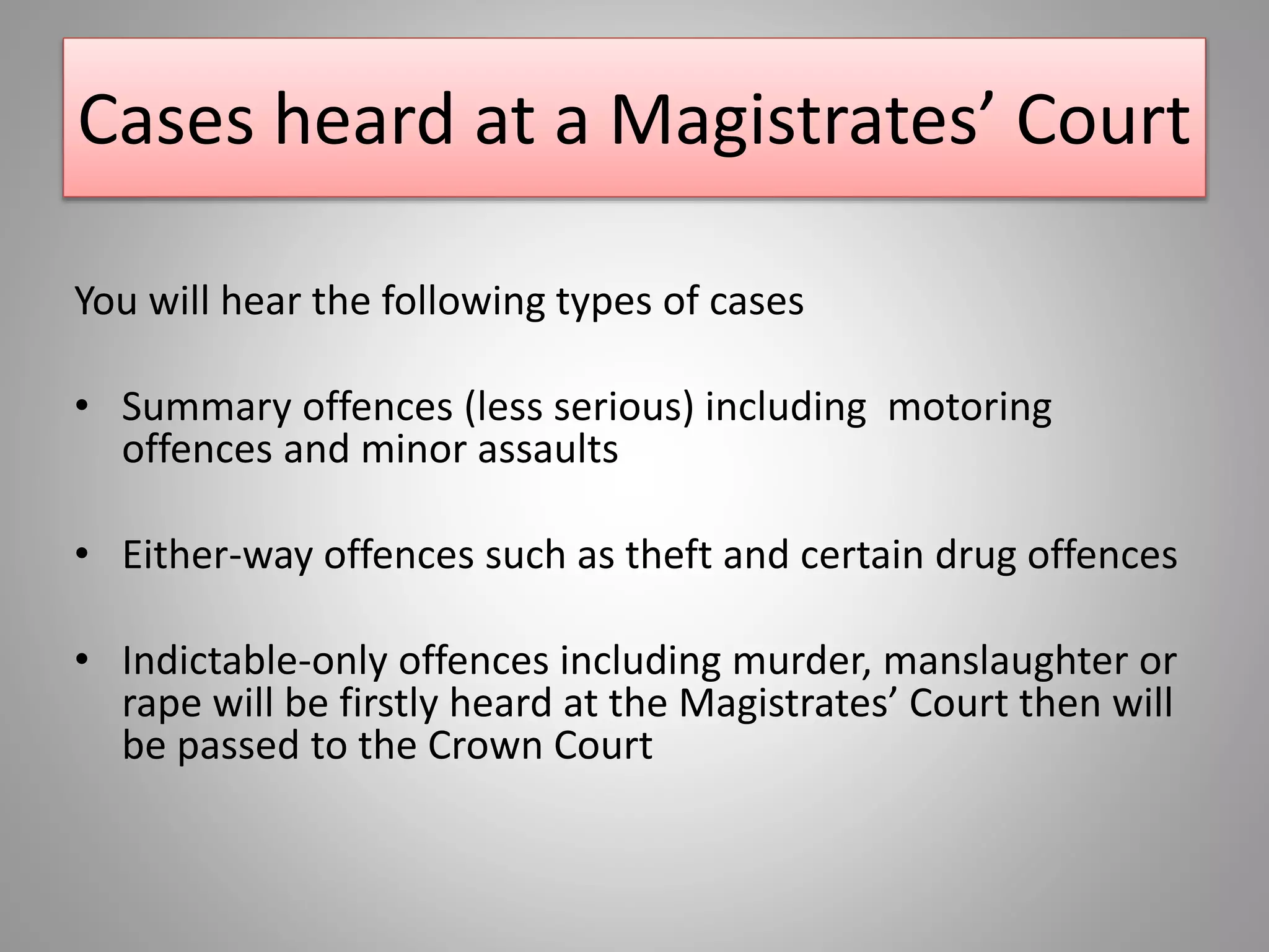 Why become a Lay Magistrate by Tracey Whittle | PPT