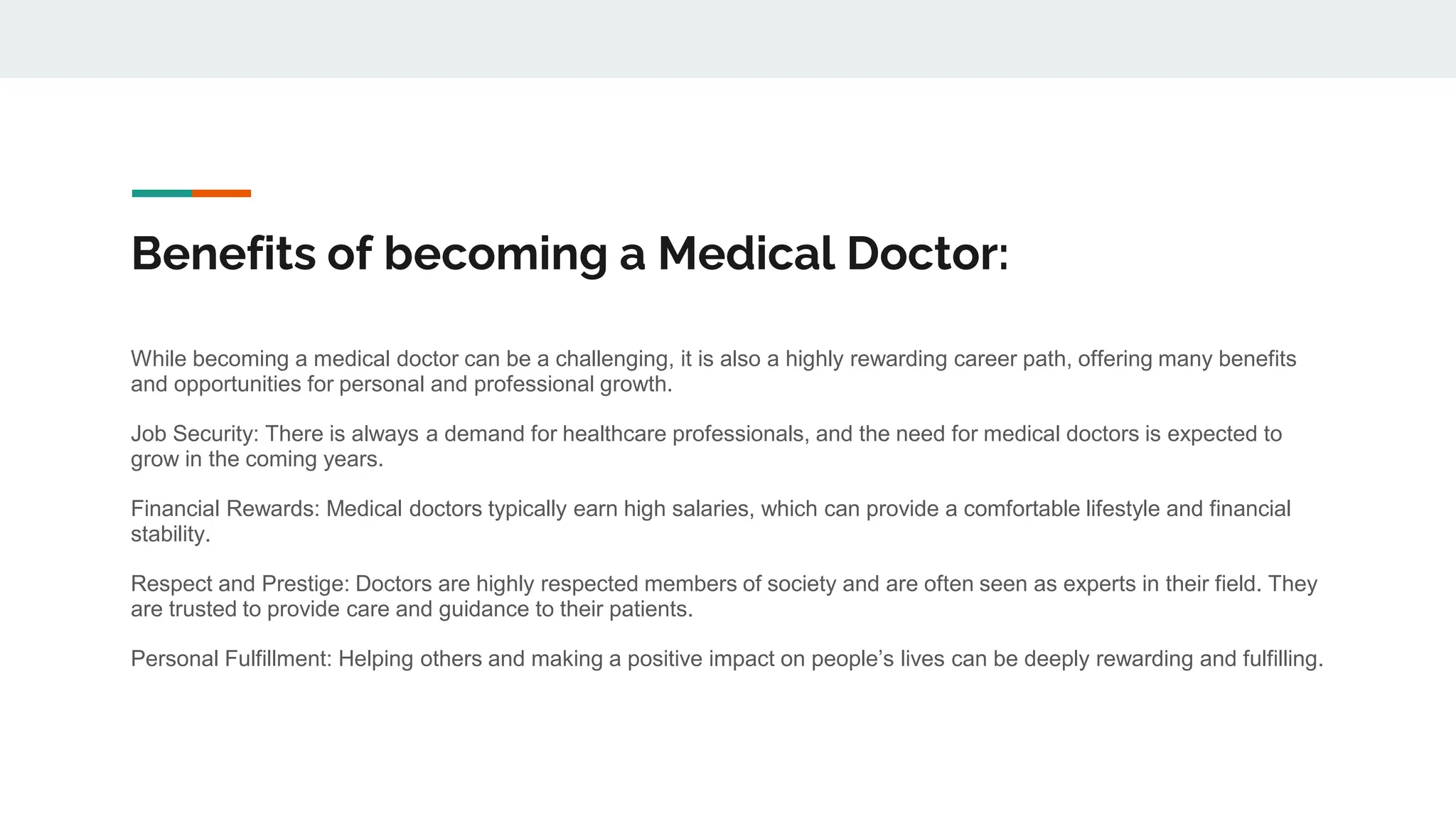Why Become a Medical Doctor_ Passion and deep commitment to help others ...