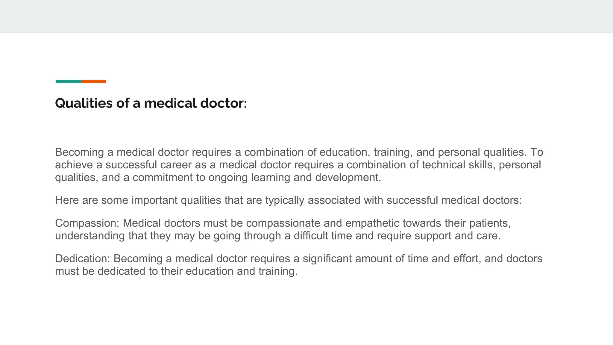 Why Become a Medical Doctor_ Passion and deep commitment to help others ...