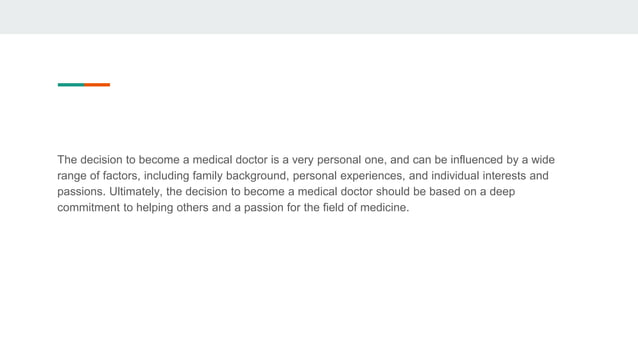Why Become a Medical Doctor_ Passion and deep commitment to help others ...