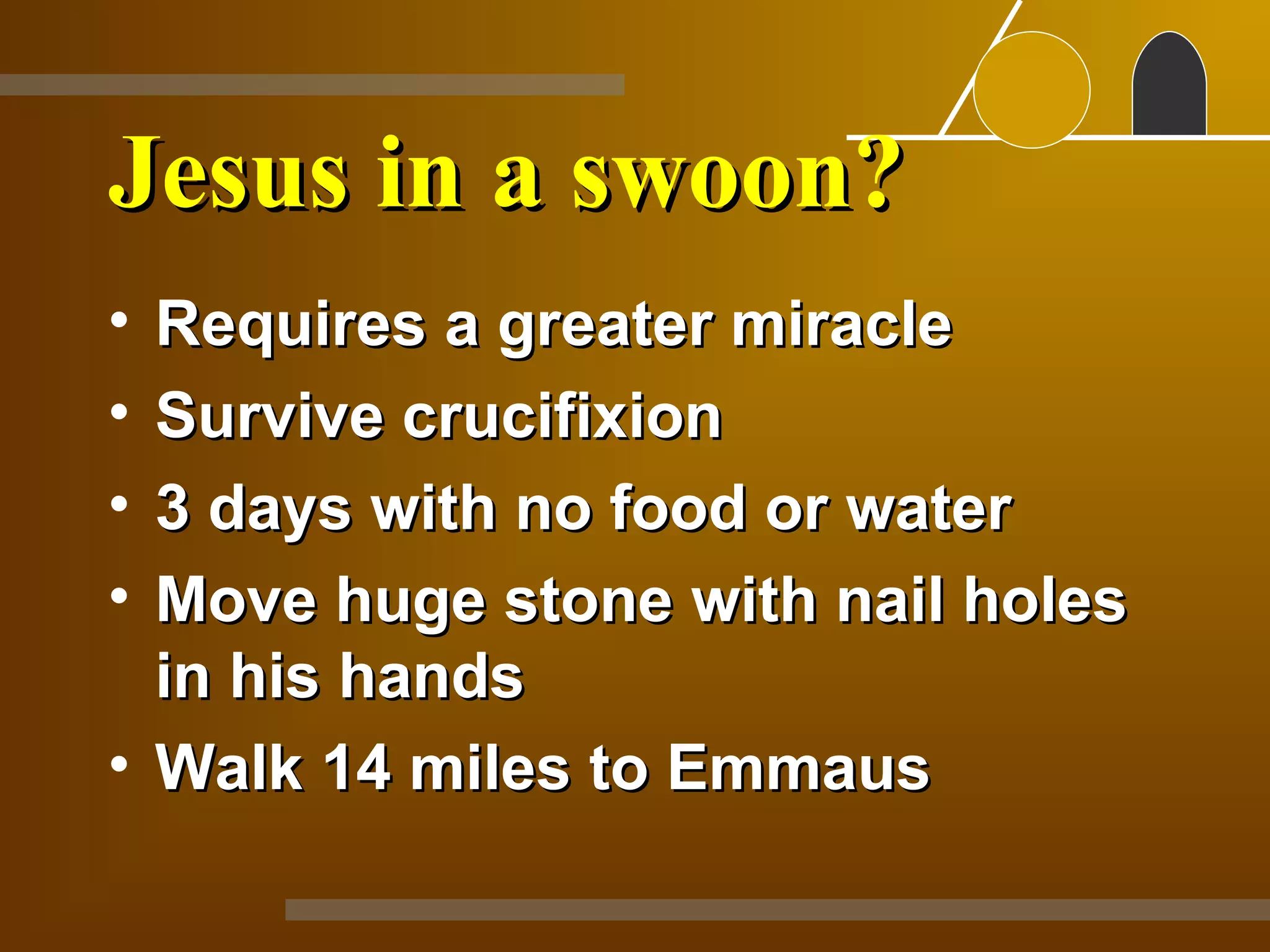 Why believe in resurrection | PPT