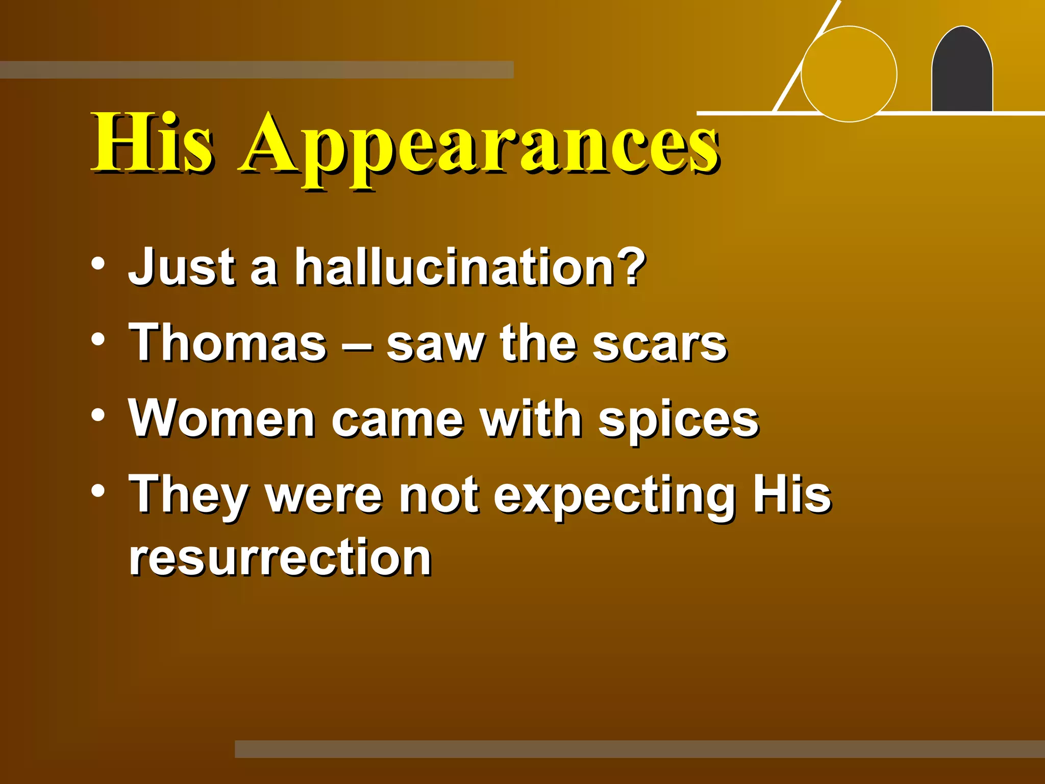 Why believe in resurrection | PPT