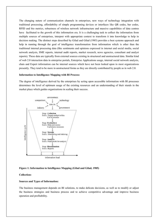 Information to Intelligence (BI Context) | PDF