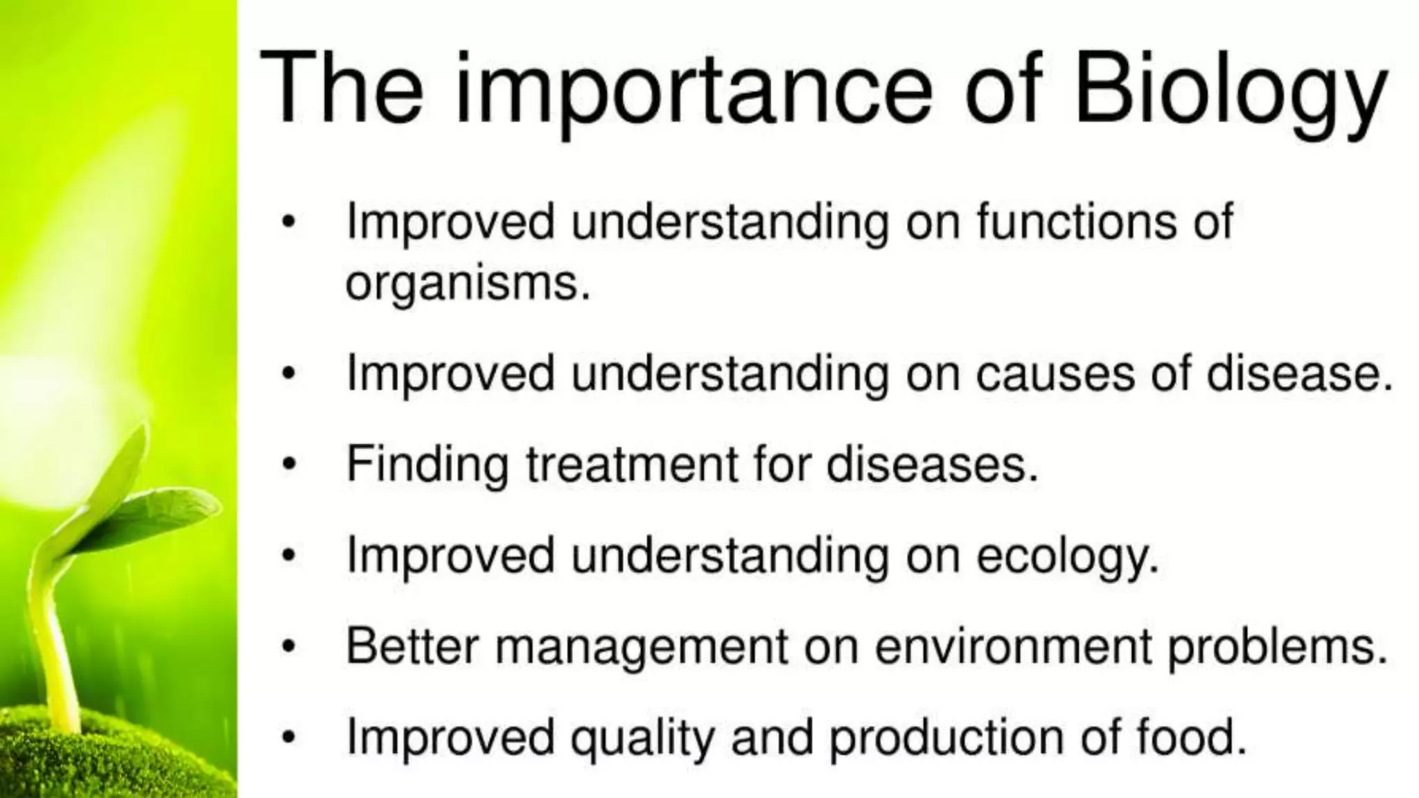 Why Biology ? | PPTX