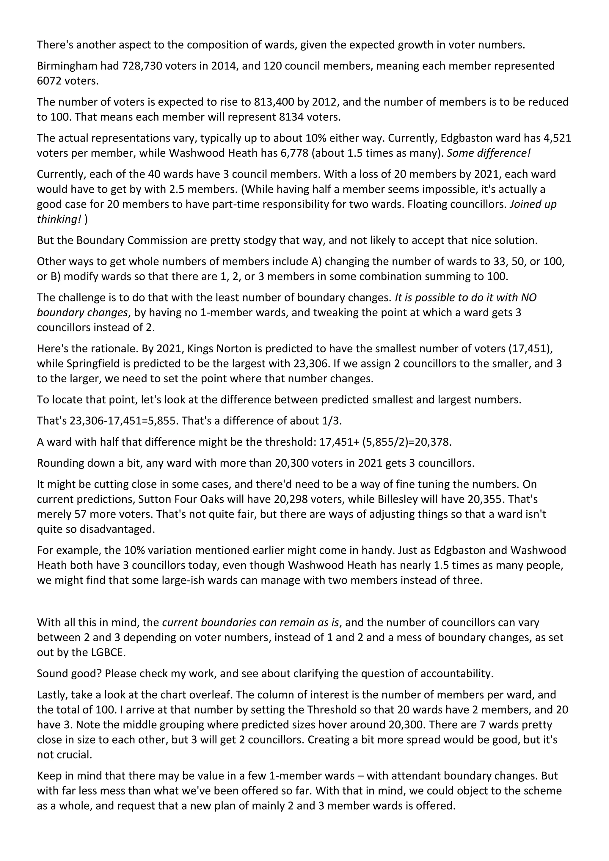 Why Birmingham Ward Boundaries Don't Need Re-drawing | PDF