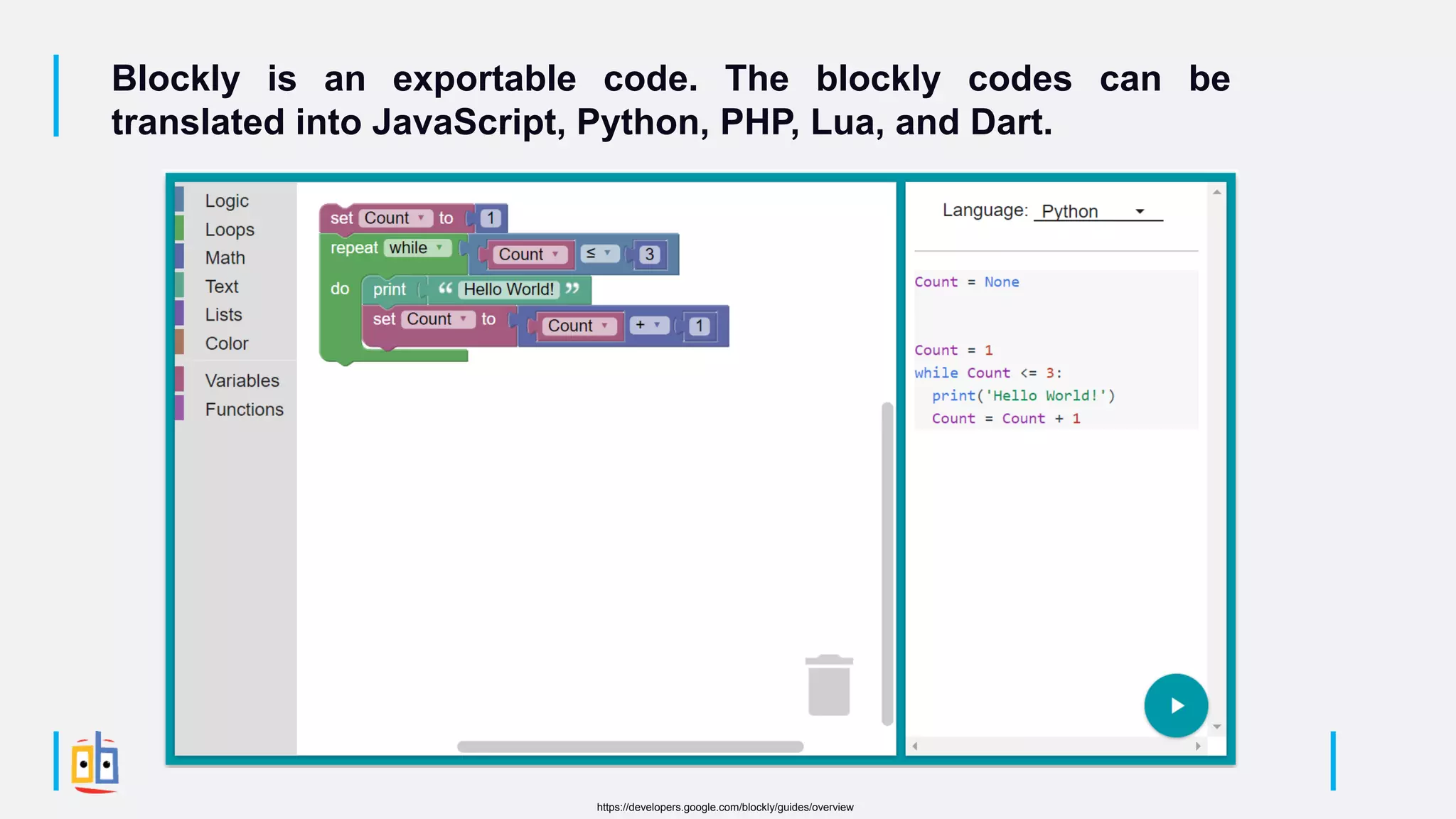 What is Blockly? | PPTX