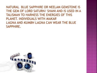 Why Blue Sapphire ( Neelam ) is the Healing Gemstone for Saturn ( Shani ...