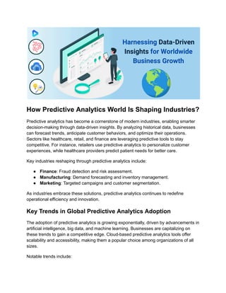 Why Predictive Analytics is a Game-Changer for Modern Businesses? | PDF