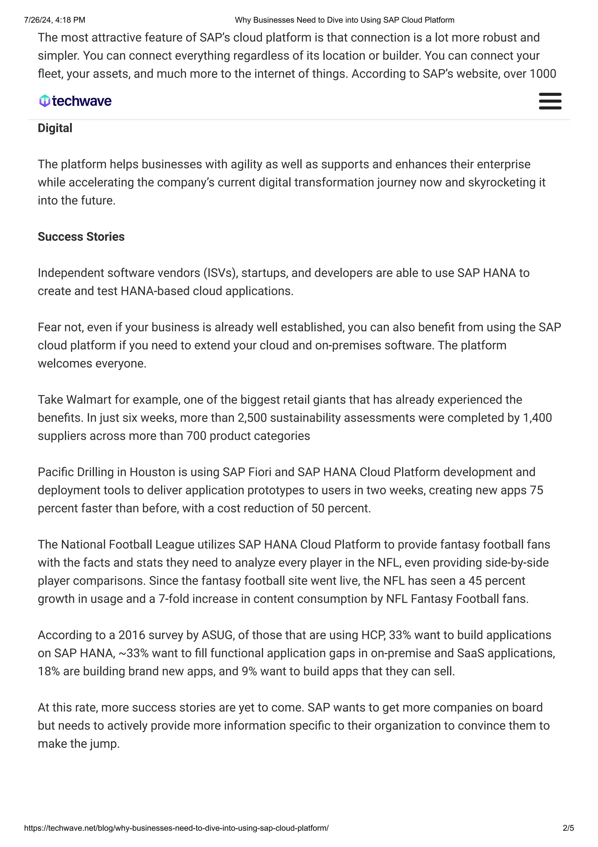 Why Businesses Need To Dive Into Using Sap Cloud Platform Pdf
