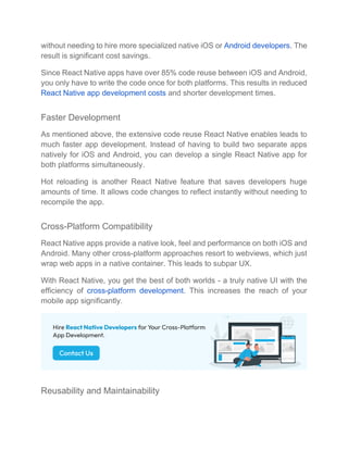 Why Businesses Should Hire React Native Developers to Build the Best ...