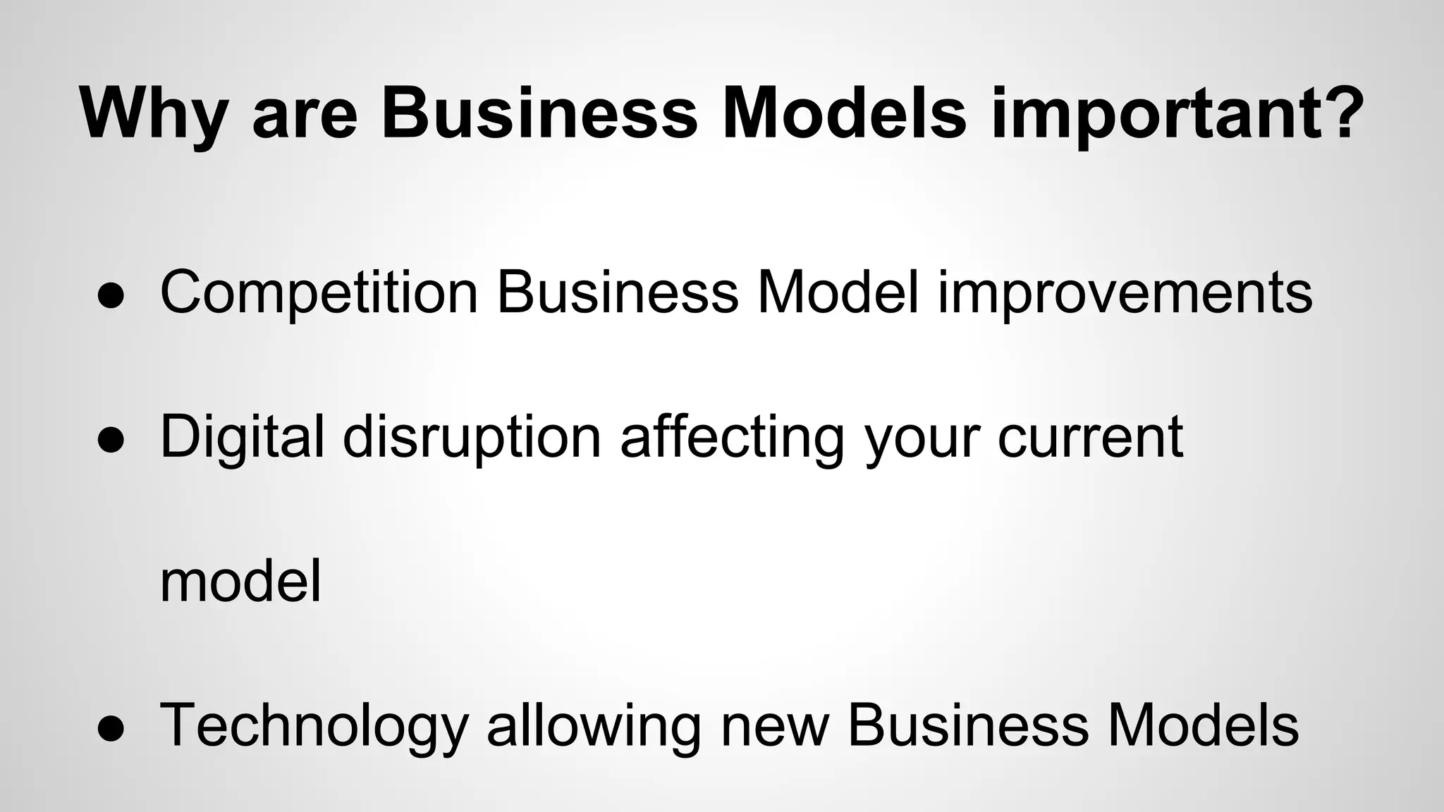 Why Business Model? | PPTX