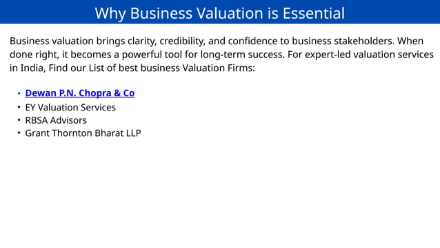 Why Business Valuation is Essential.pptx