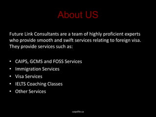 Why caips, foss and gcms notes are | PPTX