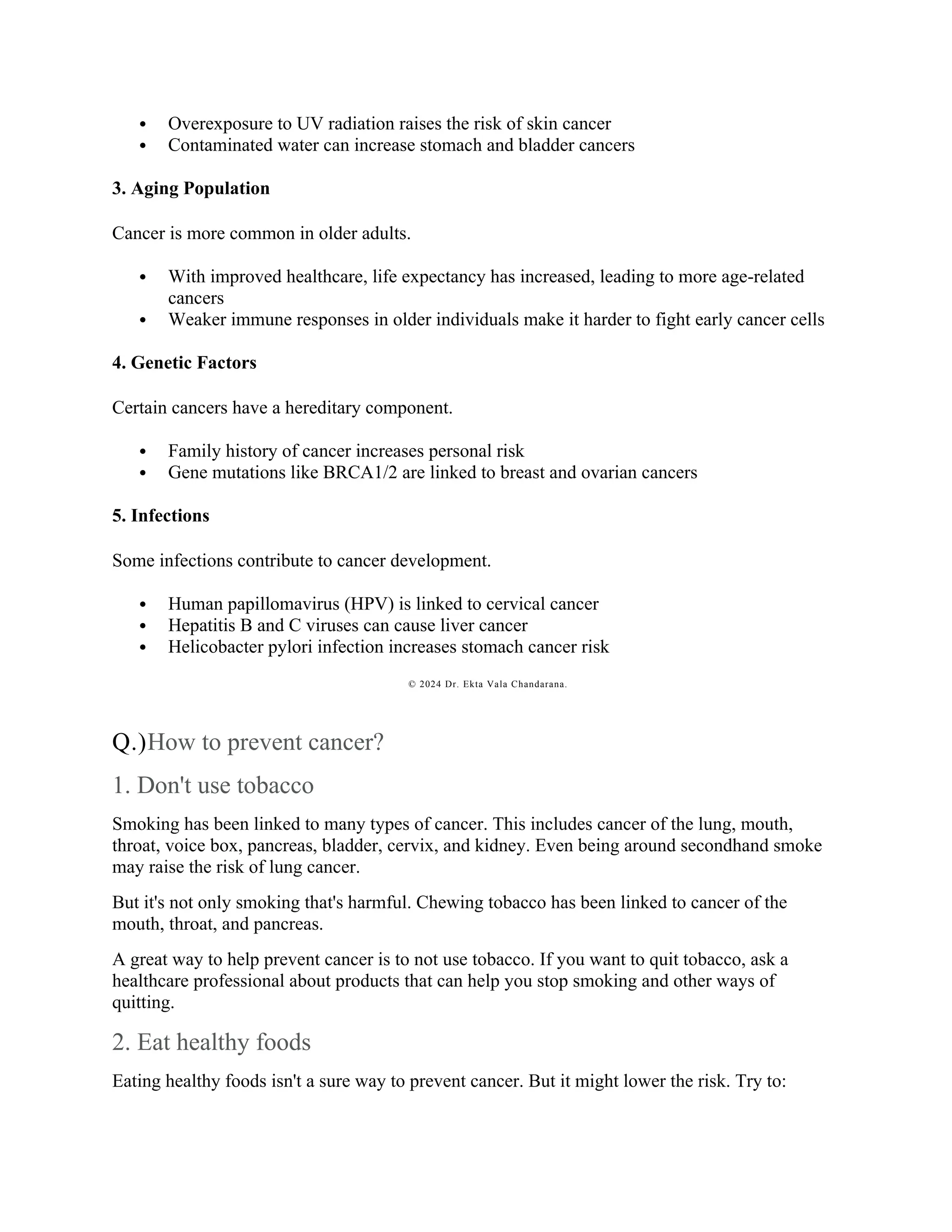 Why cancer is increasing in modern society.docx