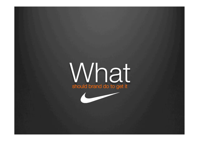 Why cant brands get it right | PPT