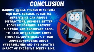 why cell phones should be banned in schools.pptx | Technology Industry ...