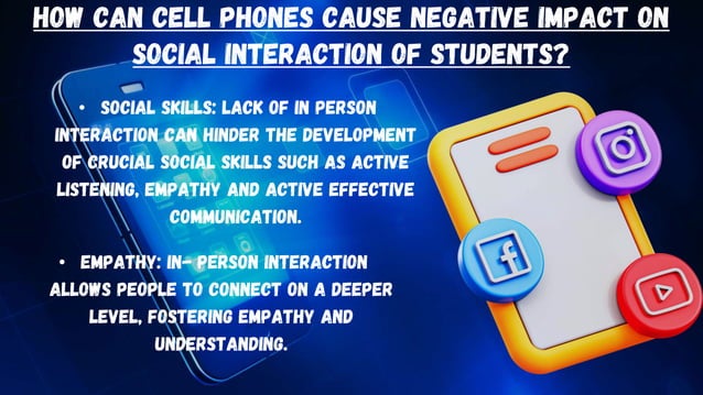 why cell phones should be banned in schools.pptx | Technology Industry ...
