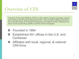 Why CFS | PPT