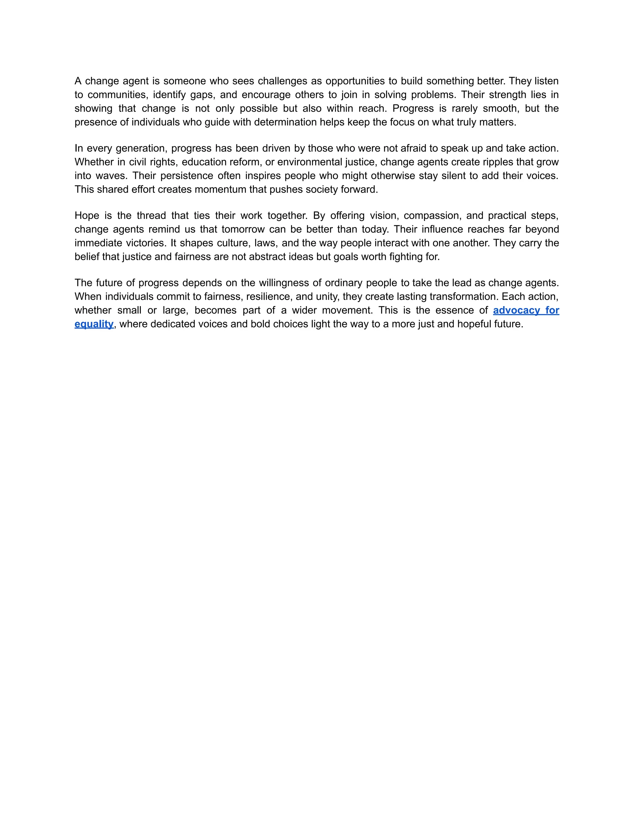 Why Change Agents Shape the Future of Progress .pdf