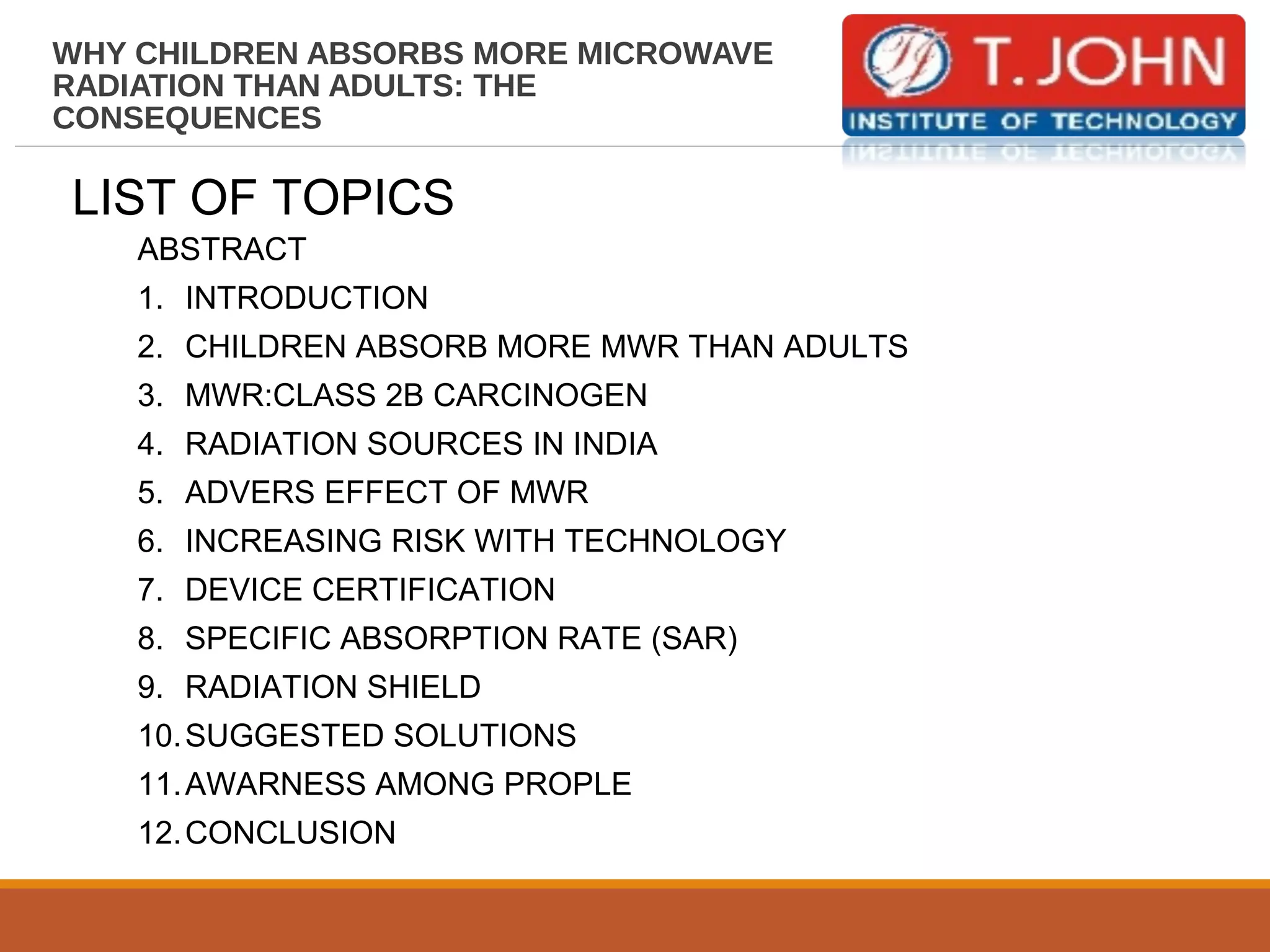 Why children absorb more microwave radiation than adults the ...