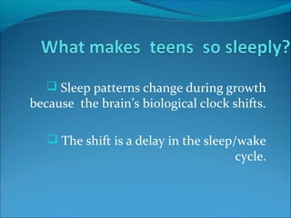 Why children need sleep | PPT