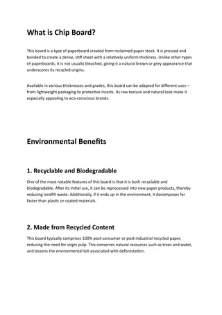 Why Chip Board is the Best Choice for Eco.pdf